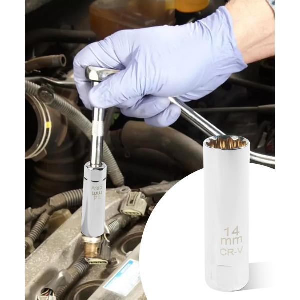 商品名:  UBOG Spark Plug Socket,14mm 16mm Thin Wall Magnetic Spark Plug Socket,Magnetic Spark Plug Socket,Car Accessories 3...