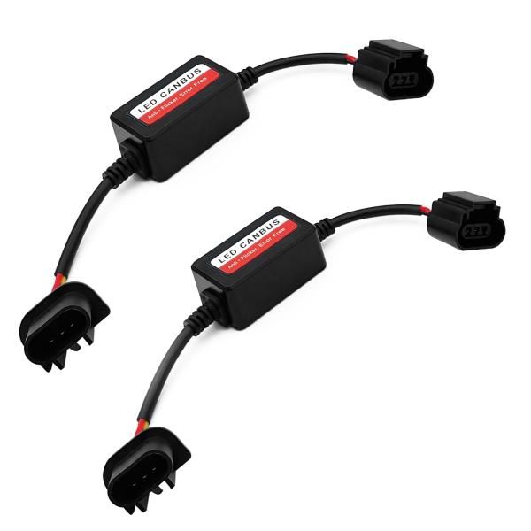 商品名:  2PCS H13 LED Spotlight Decoder, Warning Error Decoder, Resistor Anti Flicker Harness Canceller, Fix Car Light Swit...