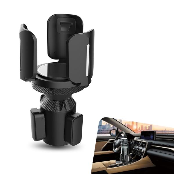 商品名: fasebeek(ファセビーク) 車用ウォーターカップホルダー1点、8.75インチ ABS製 上下分離デザイン 小容量2.9インチ~5.5インチのカップホルダー、収納アクセサリー、ラウンドセントラルカップホルダー付きの車に最適 (...