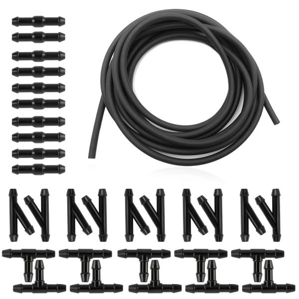 商品名:  31PCS Windshield Washer Kit, Including 5M Washer Hose+10 Type I Hose Connector+10 Type Y Hose Connector+10 Type T ...