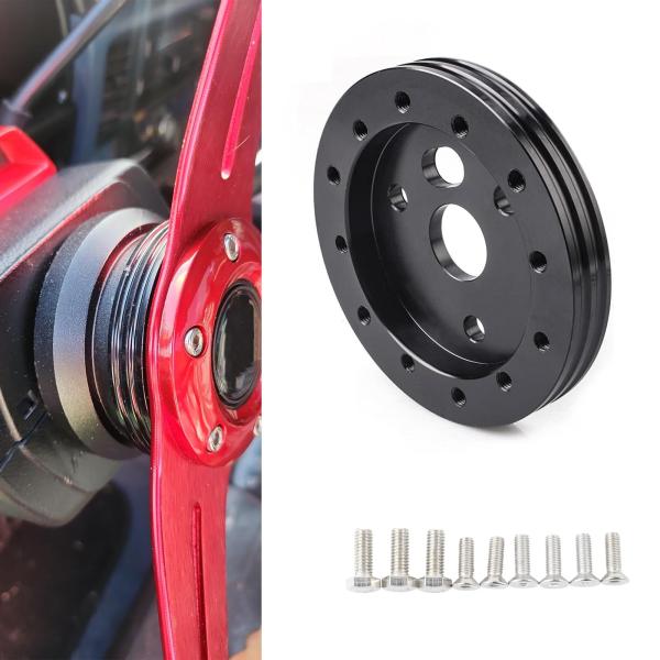 商品名:  Jewkot Pack-1 Car Modified Steering Wheel Base Connector, Steering Wheel Quick Release Boss Conversion Gasket, 0.5...