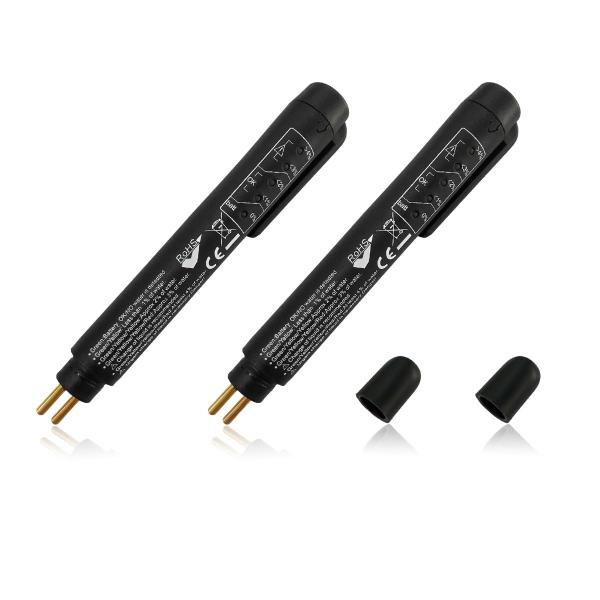 商品名: Yourkar 2個 ブレーキフルードテスター、ブレーキフルードリキッドテスターペン 5つのLEDインジケーター付き、オートブレーキ診断テストツール DOT3 DOT4ブレーキフルードと互換性があり、ユニバーサルカーアクセサリー(...