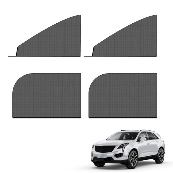 商品名: Sephile 車用フロント&amp;リアウィンドウサンシェード 4点 26.3インチ x 27.5インチ + 21.25インチ x 31インチ ほこりや日焼け止めカバー 窓の持ち上げと下げの自由 通気性のあるプライバシーカバー ...