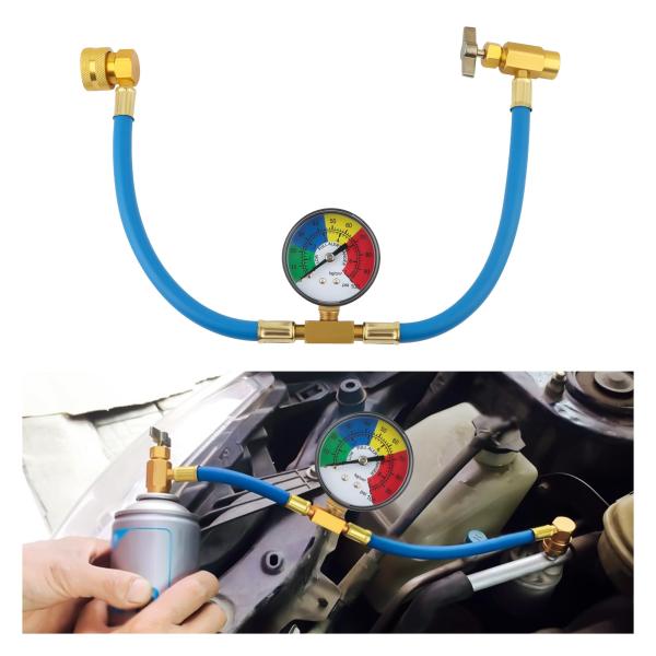 商品名:  IHOTDER R134a Refrigerant AC Recharge Hose with Pressure Gauge,1/2”Can Tap R134a Refrigerant Recharge Kit,100psi U...