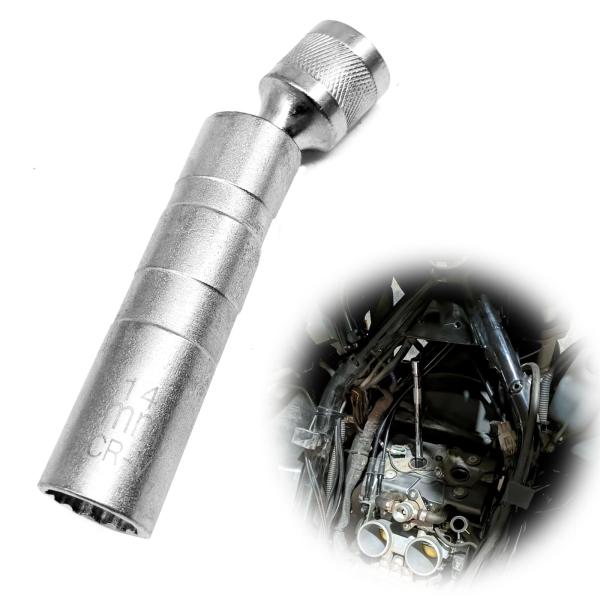 商品名:  Spark Plug Socket with Magnetic, 3/8 Inch Drive Swivel Socket Removal Tool Universal Standard Spark Plug Socket - ...