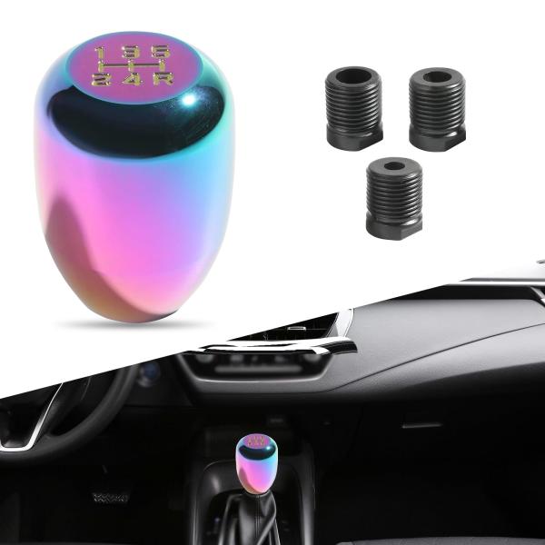 商品名:  Crynod Pack-1 Car Manual Gear Shift Knob, 5 Speed Identification Alloy Anti-scratch Gear Lever Head with 3 Adapter...