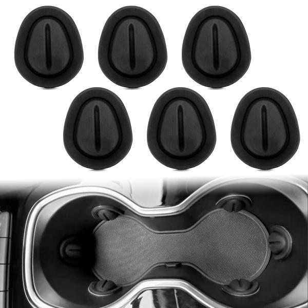 商品名:  Car Cup Limiter, Stabilizers with Self-Adhesive for Most Cars Prevent Noise Universal Car Interior Accessories - 6...