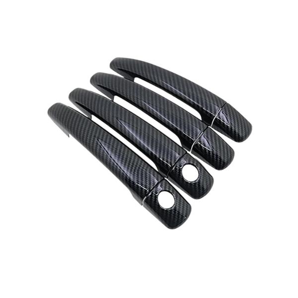 商品名:  CVNKTYB Exterior Door Handle Car Outer Door Handle Covers Trim Fit for Citroen DS3 2009-2019 Gloss Black Chrome St...