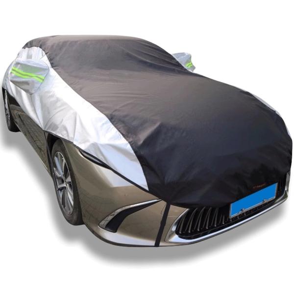 商品名:  Half Car Cover for Peugeot 607 1999-2010 Car Tarpaulin, Windproof Snowproof Winter Windshield Protective Cover, Cu...