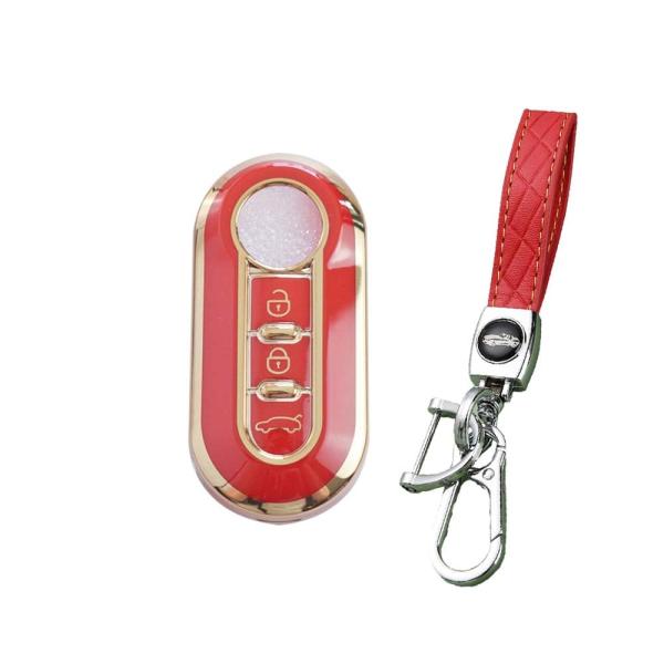 商品名:  Ysbxitu 3 Buttons Remote Key Fob Cover with Keychain Fit for Fiat Smart Key Shell Case Compatible with Fiat Lancia...