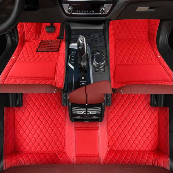 商品名:  LUSENBO Custom Personalized Floor Mats ，Luxury Full Coverage All Weather Car Floor Mats，Anti-Slip Leather Car Mat ...
