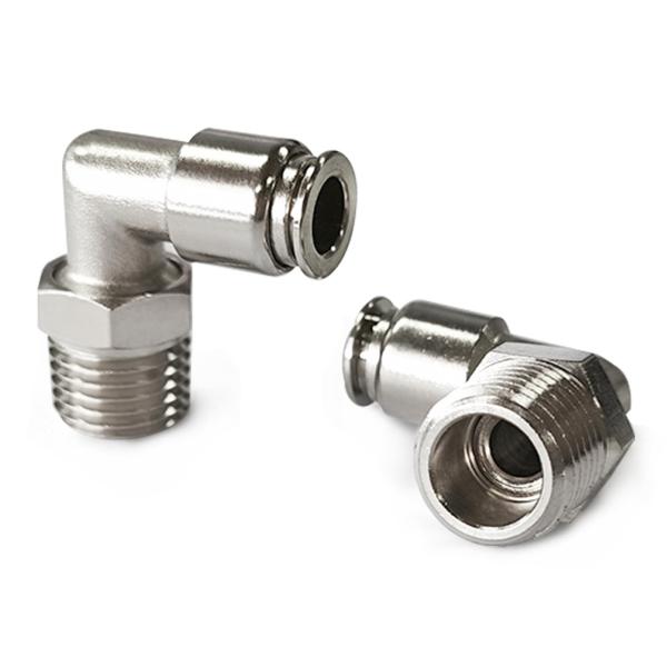 商品名:  MILLISEC 2PCS Push to Connect Fitting Elbow, Pneumatic Male Elbow 1/4"Tube OD-1/2"NPT, 90 Degree Quick Connector f...
