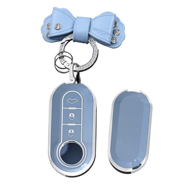 商品名:  Ysbxitu 3 Buttons Remote Key Fob Cover With Keychain Fit For Fiat Key Shell Case Compatible With Fiat Lancia Panda...