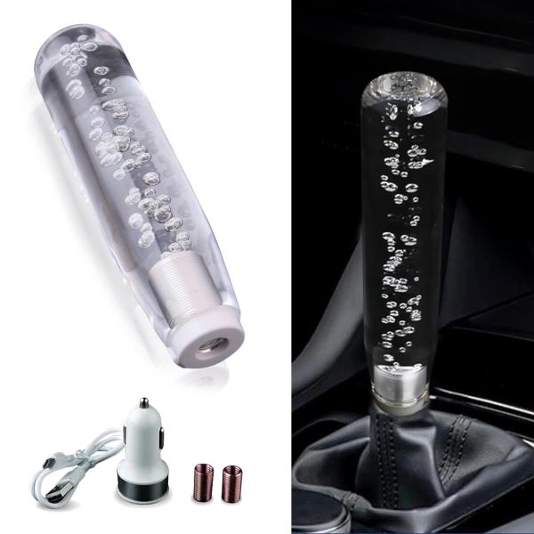 商品名:  yvshy 1 PC Car Shift Knob, 7.87" x 1.69" x 1.18" Colorful LED Light-up Crystal Bubble Personalized Shift Knob, Dec...
