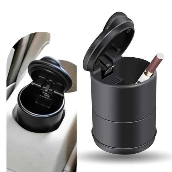 商品名:  JawGrew Pack-1 Car Ashtray, Odor-isolating and Keep Air Fresh One-handed Opening and Closing Trash Can with Lid, P...