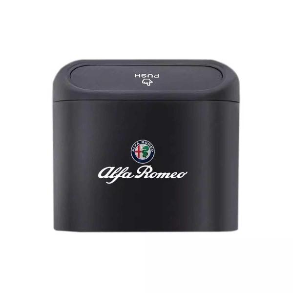 商品名:  DAPHGL Car Trash Can for Alfa Romeo Giulietta Giulia Stelvio Mito 147 156 159 166, Portable Car Dustbin Car Trash ...