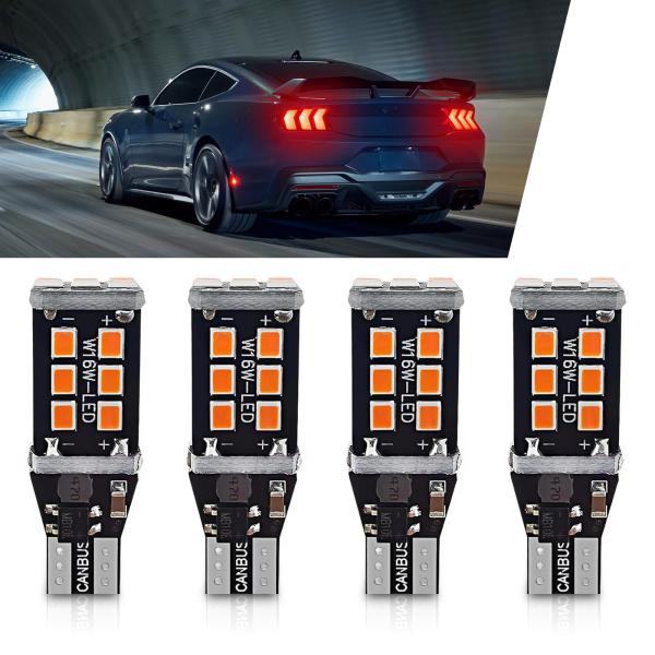 商品名:  jokormo 4 PCS T15 Car LED Decoding Reversing Light, 2835-15SMD 2000K Fast Heat Dissipation PC Board Smart IC Drive...