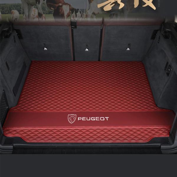商品名:  Car Boot Mat for Peugeot 5008 II SUV Active/Active Business SUV 2017-2023 Leather Car Boot Protector Liner Waterpr...