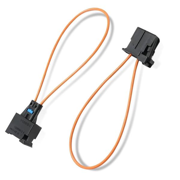 商品名: Crynod 2個 自動車用光ファイバーバイパスループアダプターコネクター診断機器ツール、メスオスループ光ファイバー短絡テストリング、交換用 OEM No.1394916、ほとんどの車に対応(ブラック) Crynod 2 PCS ...