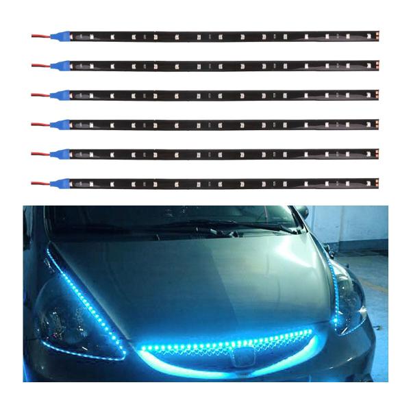 商品名:  6PCS LED Strip Underbody Light, 12V 1Ft Flexible Auto Light Strip, Waterproof Car Underglow Strip, High Brightness...
