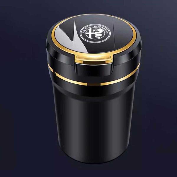 商品名:  SXTYXCLGS Car Ashtray with Lid, Suitable for Alfa Romeo 155 156 159 Mito Giulia,Car Ashtray, Removable Stainless S...