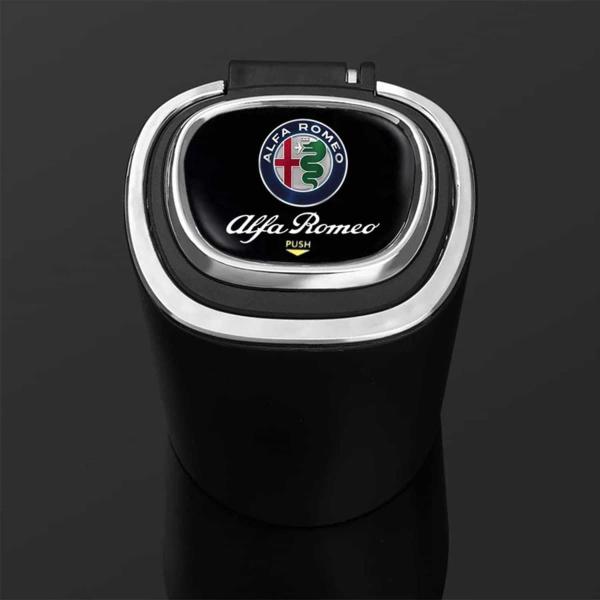 商品名:  Car Ashtray With Lid, Suitable for Alfa Romeo Sportiva Giulia Stelvio Mito Giulietta Tonale,Car Ashtray, Removable...