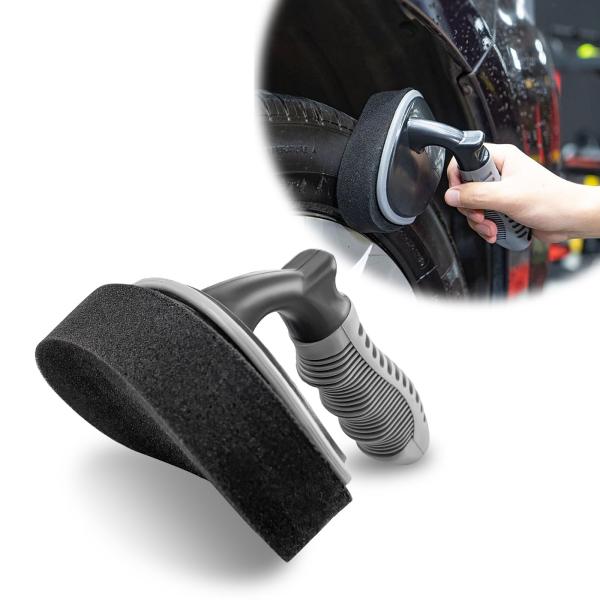 商品名: Yourkar 車用タイヤ磨きブラシスポンジ 2個 自動車タイヤ研磨ブラシスポンジ交換用 タイヤクリーニングスポンジ ほとんどの車 トラック バイク バイク カーアクセサリー (ブラシ+スポンジ) Yourkar 2 PCS Ca...