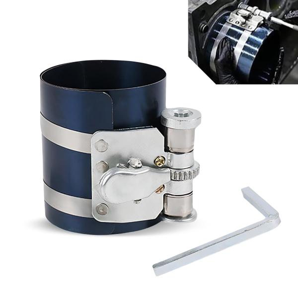 商品名:  Irinidig 1 PC Automotive Piston Ring Installation Tool, 2.08"-6.88" Adjustable Ratchet Piston Ring Compressor, Pis...