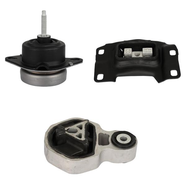 商品名: OCPTY エンジンモーターマウントとトランスミッションマウントとトルクストラットマウントセット 3個セット 2016-2018 フィアット 500X 2015-2020 Renegade 17-20 コンパス 15-18 Ram...