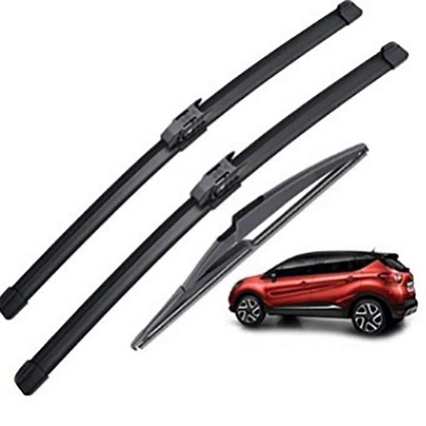 商品名:  3Pcs Windscreen Brushes Washer Replacement Parts Car Front Rear Wiper Blades Compatible with Renault Captur Kaptur...