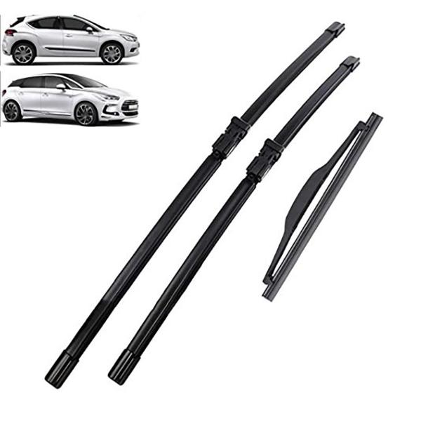 商品名:  3Pcs Windscreen Brushes Washer Replacement Parts Car Front Rear Wiper Blades Compatible with Citroen DS4 2010-2018...