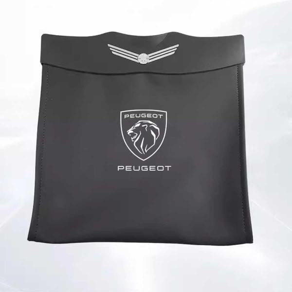 商品名:  DAPHGL Smart LED Car Trash Can for Peugeot 3008 4008 107 207 407 408 206 306 307 308 406 806, Water Resistant Garb...