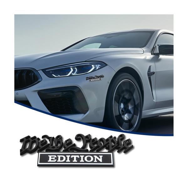 商品名:  We The People Edition Emblems,3D Full Metal Car Decals with Strong Adhesive, Personalized Decoration Labels Car Ba...