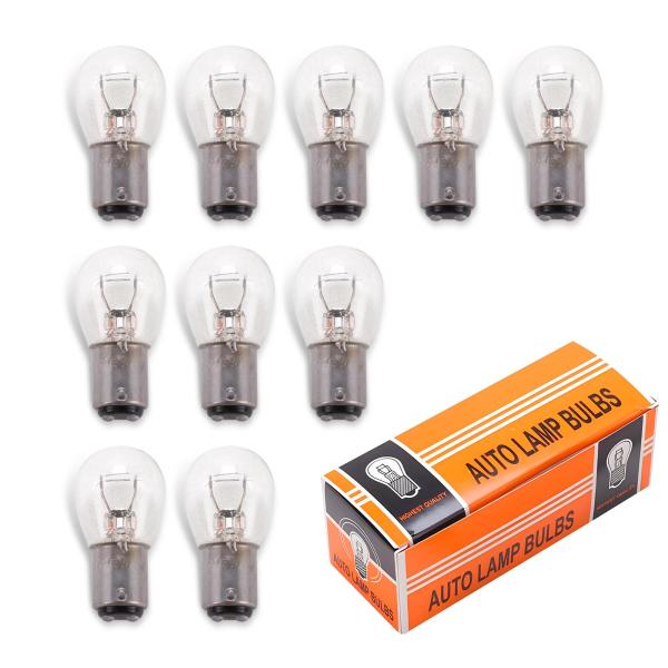 商品名:  getfay 10 PCS Car Brake Bulbs, 12V 21/5W High and Low Foot Dual Light Car Tail Light, Turn Signal Bulb Replacement...