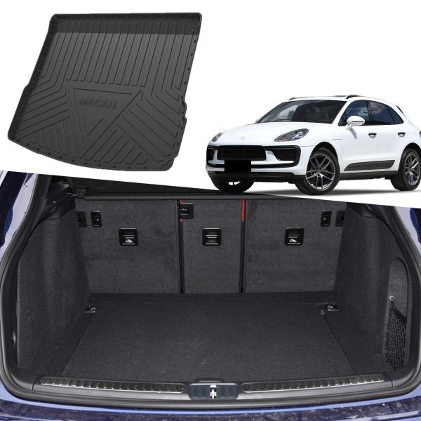 商品名:  Trunk Mat for Porsche Macan (2015-2024), 3D Technology Scanning Modeling Custom, All Waterproof Non-slip (Not Fit ...
