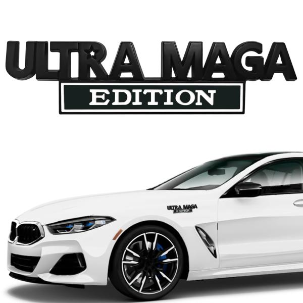 商品名:  Pvotawp Ultra MAGA Edition Emblems, Cool 3D Metal Trump Sticker Fender Badge Car Decals Adhesive, Personality Labe...