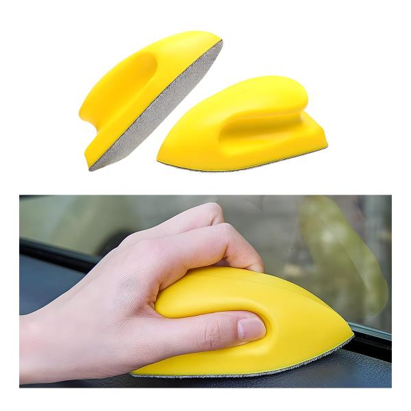 商品名: Yourkar ナノメータークリーニングブラシ 傷がつかない ソフトPUレザー ナノメータークリーニングツール ハンドル簡単ナノメータークリーニングブラシ ダッシュボード家具ガラス カーアクセサリー用 Yourkar 2 PCS ...