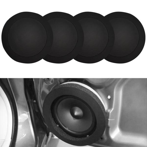 商品名:  4PCS 6.5" Car Door Foam Speaker Enhancer, Universal Car Door Speaker Fast Rings Foam Bass Blockers, High Rebound S...
