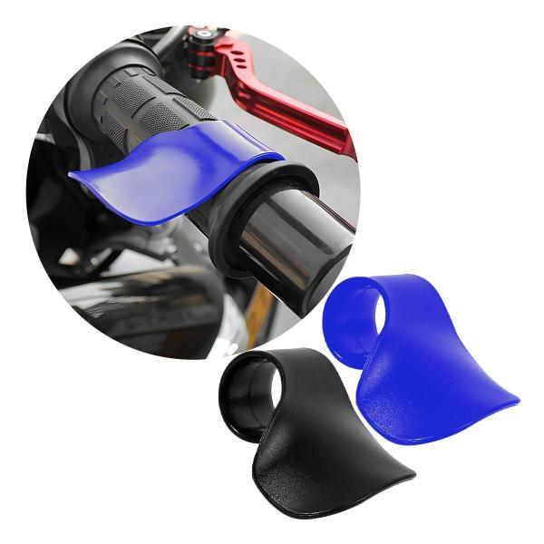 商品名: povtii クルーズコントロールスロットルアシスト、スロットルリラクゼーションリストのコントロール用スロットルアシスタント、ABSオートバイスロットル加速アシスタント、オートバイアクセサリー(ブラック+ブルー) povtii 2...