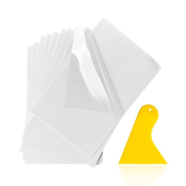 商品名: Yourkar 10枚 車用静電気粘着フロントガラスステッカー、4×6インチ 静電気吸着自動車用ウィンドウステッカー、自動車用ガラス用厚手PVC静止フィルム ユニバーサルカーアクセサリー Yourkar 10 PCS Car St...