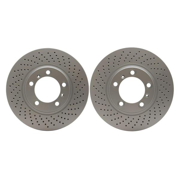 商品名:  HZGEBTECH 2Pcs Brake Rotors Front Disc Brake Rotors Pair Replacement fits Porsche 911 1999 fits Porsche 911 2000 f...
