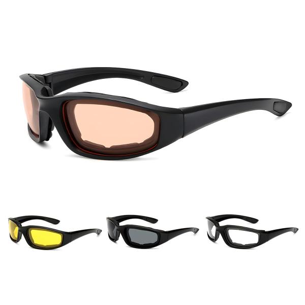 商品名:  Yourkar Motorcycle Riding Goggles, Cycling Sunglasses with Soft Pad, Windproof Cycling Goggles, Motorcycle Accesso...