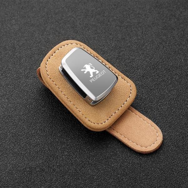 商品名:  YQCYF Car Visor Sunglasses Holder for Peugeot 308 408 3008 308s 301 4008 307 508 Car Visor Clip Glasses Holder Sun...
