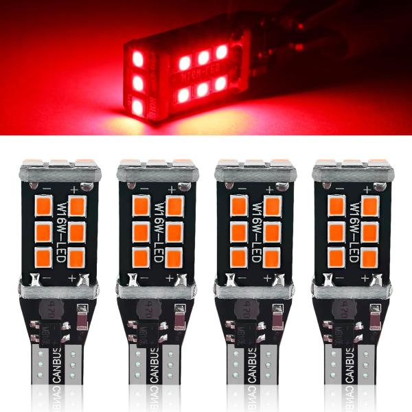 商品名:  DYEKNEE Pack-4 Car T15 LED Reversing Light, W16W 912 921 906 Stable IC Decoded Driver Canbus Error-free Bulb Repla...