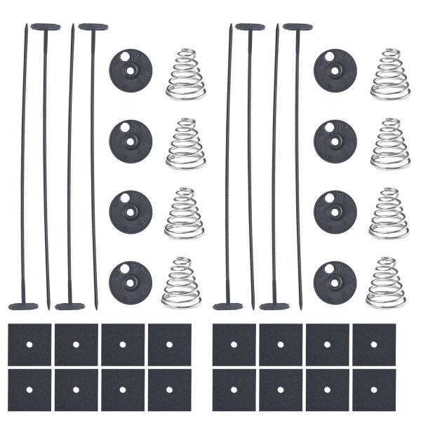 商品名:  Car Fan Mounting Kit, Electric Radiator Fan Plastic Push Through Tie Strap Installation Kit, Universal Fan Straps ...