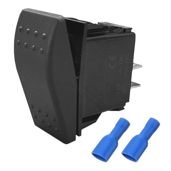 商品名:  Marine Rocker Switch, Waterproof ON/Off Rocker Switch, 12V/20A 24V/10A SPST 2 Pin Heavy Duty Switch Toggle for Mar...