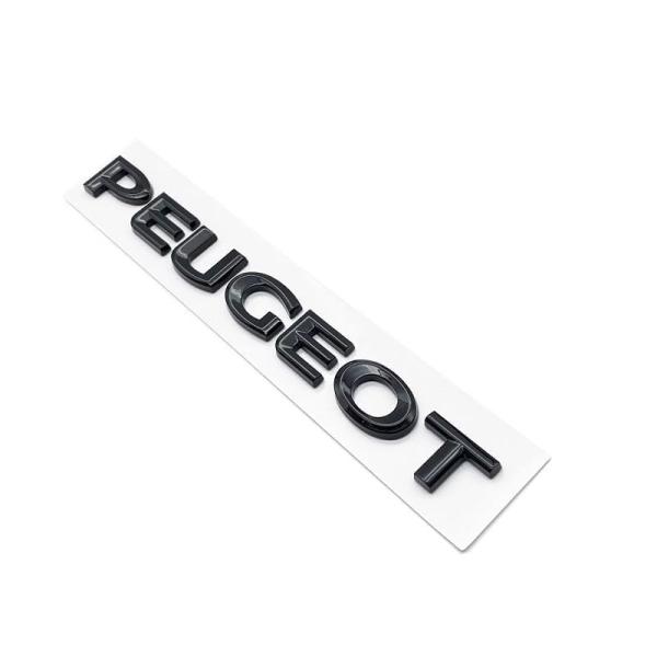 商品名:  Car Emblems for Peugeot 107 206 207 208 308 307 407 508 2008 3008, Car Front and Rear Hood Trunk Grille 3D Badge D...