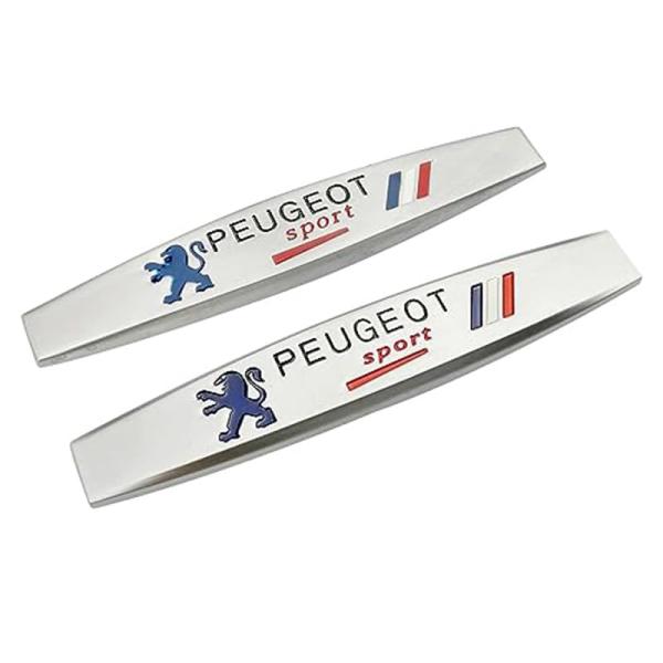 商品名:  Car Emblems for Peugeot 308 408 206 306 406 506 208 508 207 307 407, Car Front and Rear Hood Trunk Grille 3D Badge...