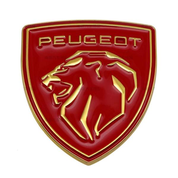 商品名:  Car Emblems for Peugeot 107 308 306 106 206 208 307 407 3008 2008, Car Front and Rear Hood Trunk Grille 3D Badge D...