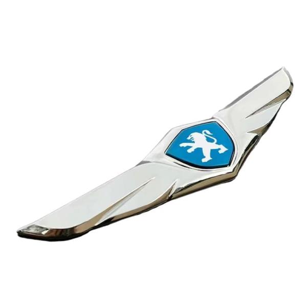 商品名:  Car Emblems for Peugeot 206 307 308 207 CC 208 407 508 2008 5008 107 108, Car Front and Rear Hood Trunk Grille 3D ...